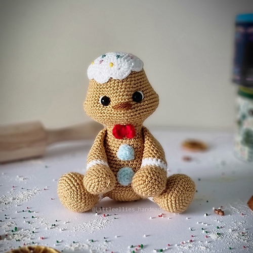 Ravelry: Crunch the Gingerbread Man pattern by Sara Bailey