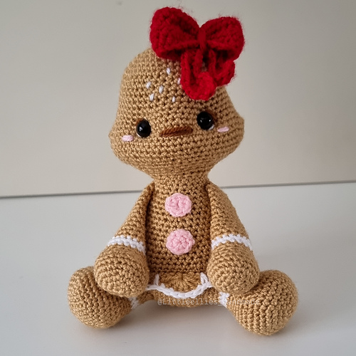 Ravelry: Crunch the Gingerbread Man pattern by Sara Bailey