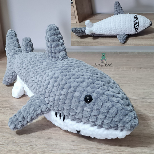 Ravelry: Shannon the Shark pattern by Little Green Bear