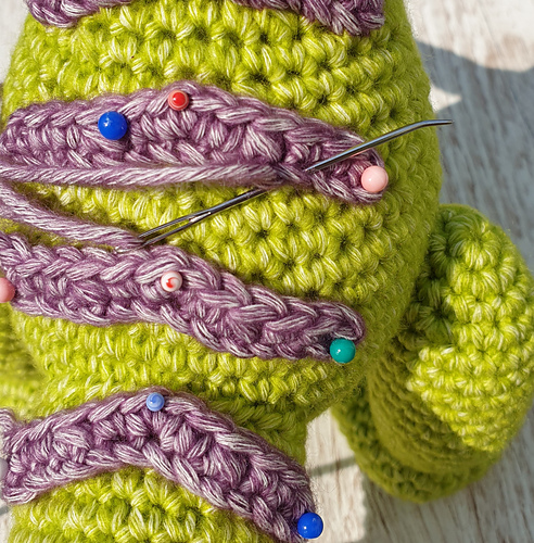 Ravelry: Ronnie the Raptor pattern by Little Green Bear