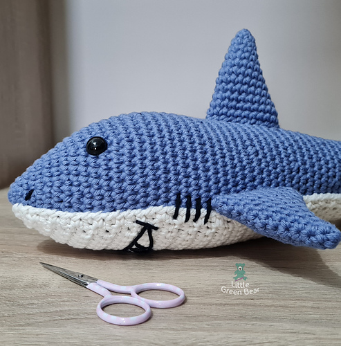 Ravelry: Shane the Shark pattern by Little Green Bear