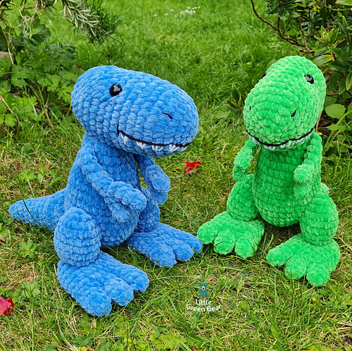Ravelry: Tom the T-Rex pattern by Little Green Bear