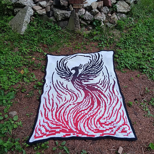 Ravelry: Rise Above Phoenix Blanket pattern by Marissa Tetmyer