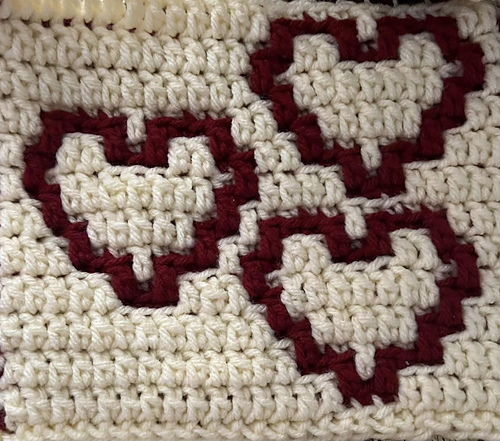 Ravelry: Sweet Talk Mosaic Hearts pattern by Marissa Tetmyer