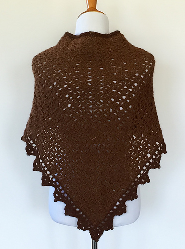 Ravelry: Alpaca Triangle Shawl or Scarf pattern by Angela Plunkett