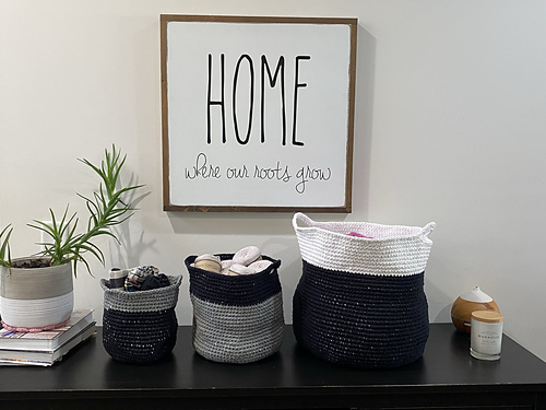 Ravelry: Modern Baskets pattern by Angela Plunkett