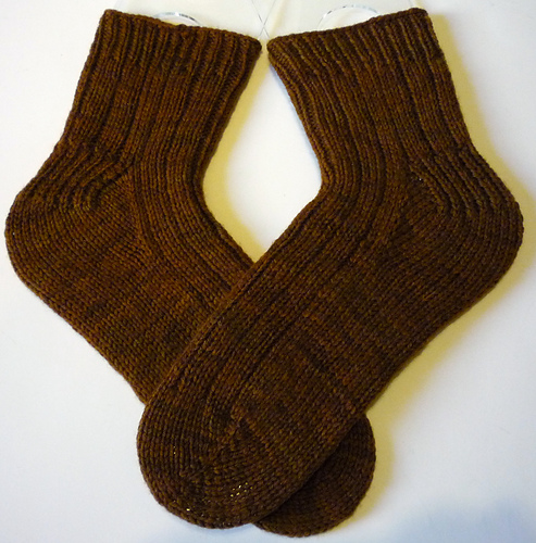 Ravelry: Toe-up Custom Fit Ribbed Socks pattern by Dena Stelly