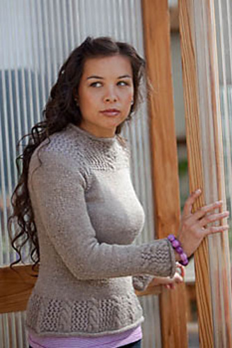 Ravelry: Trellis and Vine Pullover pattern by Carol Feller