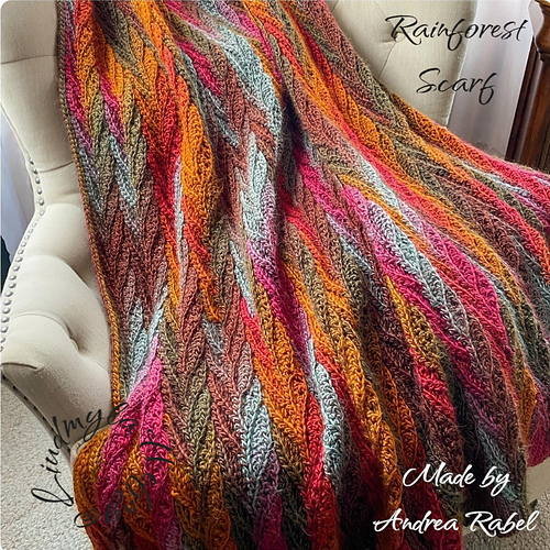 Ravelry: Rainforest Scarf pattern by Liudmyla Hefny