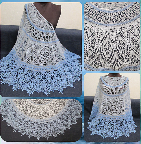 Ravelry: Aria Shawl pattern by Naurid Kashpia Senjuti