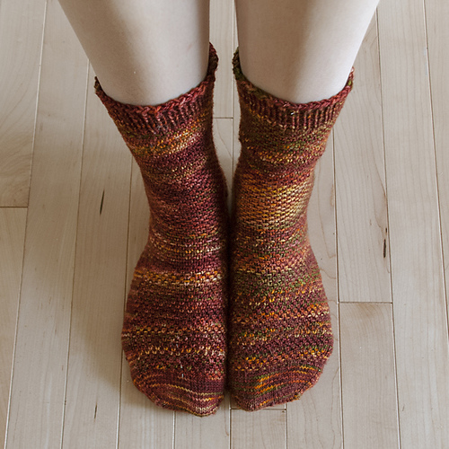 Ravelry: Broken Linen Stitch Socks pattern by Liz Christine