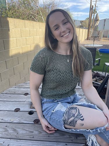 Ravelry: Dappled Lace Raglan pattern by James N Watts