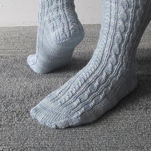Ravelry: Twists & Braids Socks pattern by Elizabeth Seidle