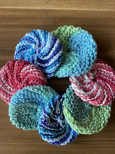 Ravelry: Garter Spiral Scrubbie pattern by Anne With