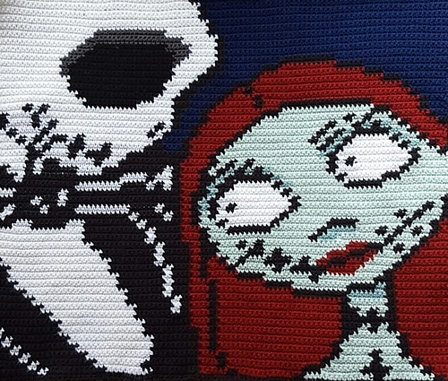 Nightmare Before Christmas Graphgan : r/crochet