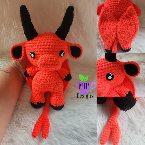 Ravelry: Baltor the Littlest Baphomet pattern by Lizzie Livett-Buchanan
