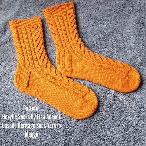 Ravelry: Hexylic Socks pattern by Lisa Adcock