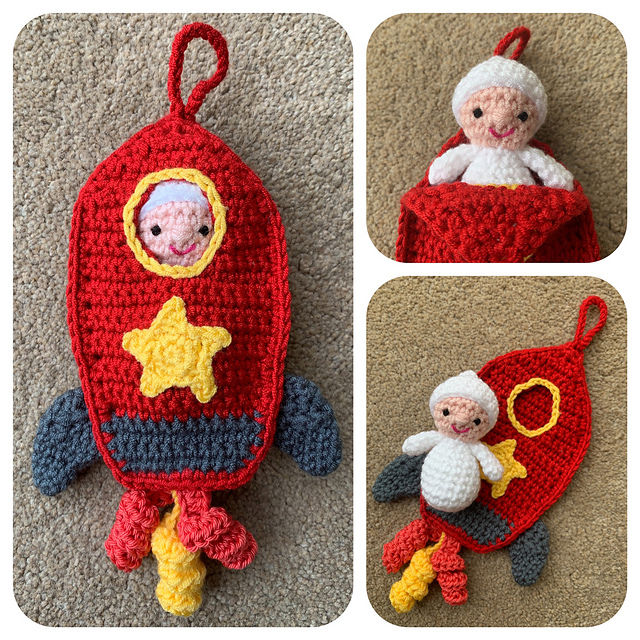 Ravelry: Rocket Pocket Pal pattern by Laura Sutcliffe