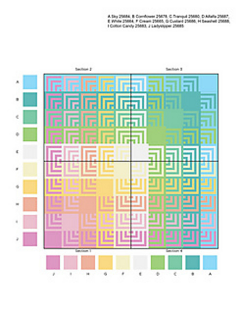 Ravelry: Llannacuna's Llannacuna Hue Shift Afghan