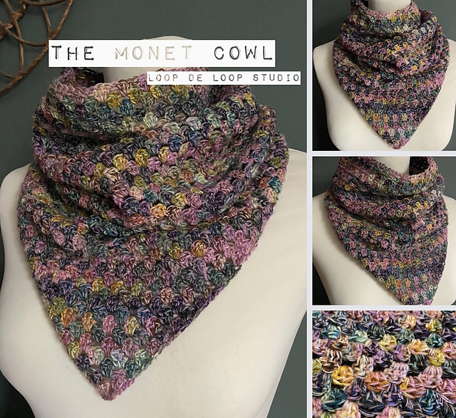 Ravelry: The Monet Cowl pattern by Loop De Loop Studio