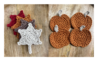 Ravelry: Easy Pumpkin and Leaf pattern by Laurie Morrell