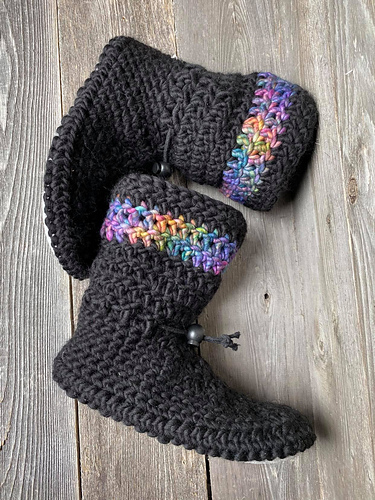 Ravelry: Sheepskin Slippers for Adult pattern by Christine Kitchen