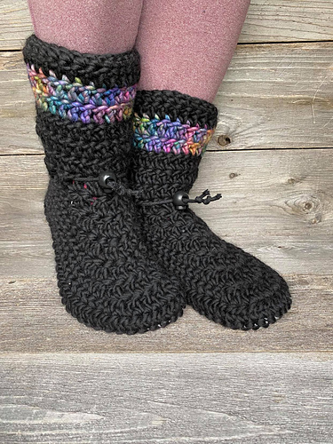 Ravelry: Sheepskin Slippers for Adult pattern by Christine Kitchen