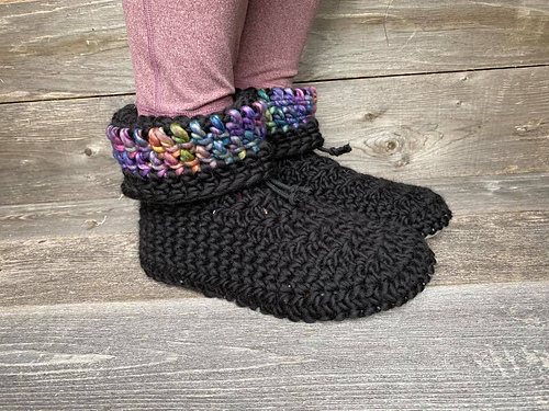 Ravelry: Sheepskin Slippers for Adult pattern by Christine Kitchen