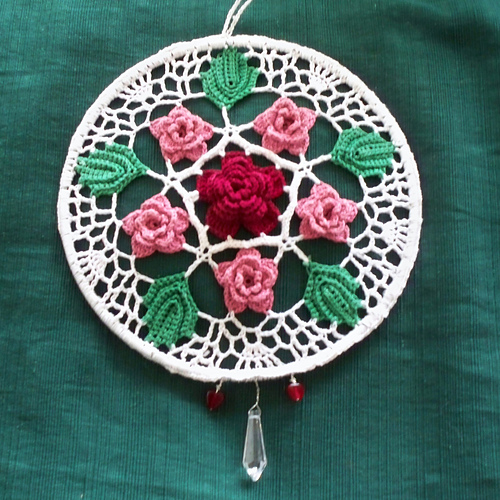 Ravelry: Ring of Roses Sun Catcher pattern by LoisLeigh Anderson