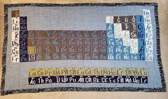 Ravelry: Giant Periodic Table Blanket pattern by Anne Leonhard