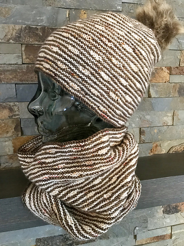 Ravelry: Cavaletti Hat and Cowl pattern by Laura Jones