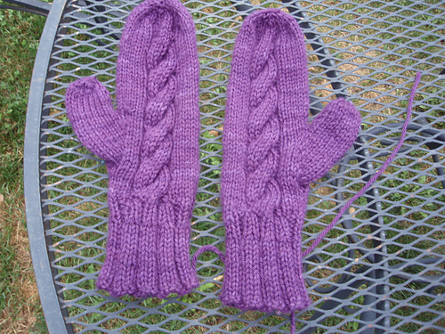 Ravelry: Children's Two Needle Cable Mittens No. 636 pattern by ...