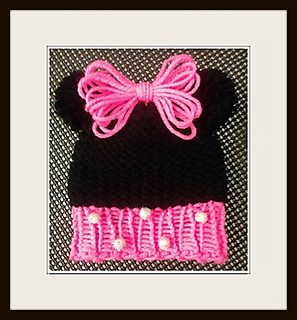 Ravelry: Minnie Mouse Hat pattern by Denise Canela