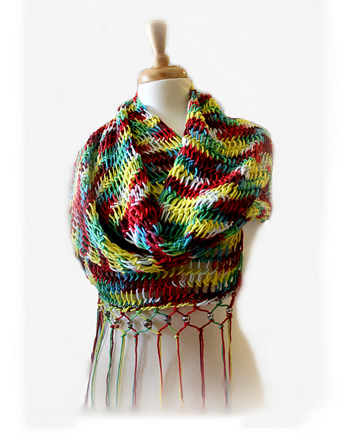 Ravelry: Mock Mesh Shawl pattern by Denise Canela