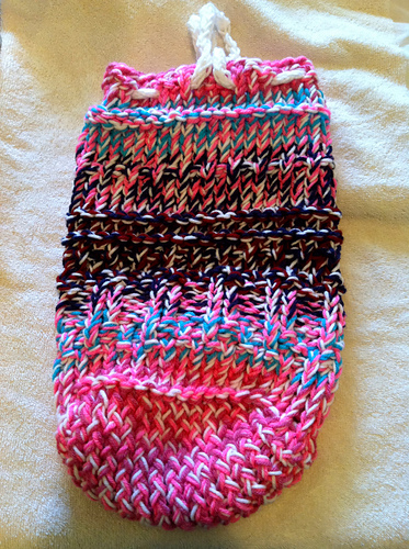 Ravelry: Loom Knit Mesh Bag pattern by Kristen Mangus