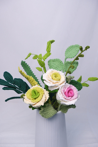 Ravelry: Crochet Roselle Rose Flower pattern by Loopara Crochet