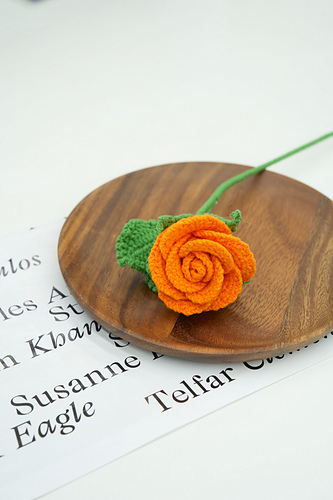 Ravelry: Crochet Floyd Rose Flower pattern by Loopara Crochet