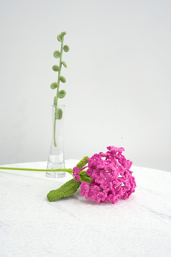 Ravelry: Crochet Hydrangea Flower pattern by Loopara Crochet