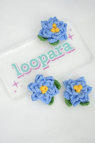 Ravelry: Crochet Gardenia Flower Applique pattern by Loopara Crochet