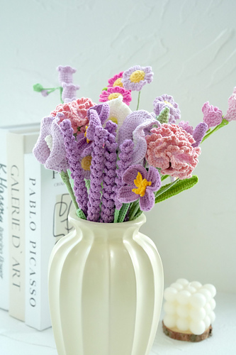 Ravelry: 41 Small Crochet Flower pattern by Loopara Crochet