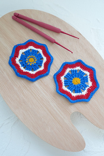 Ravelry: Crochet Octagon Granny Square pattern by Loopara Crochet