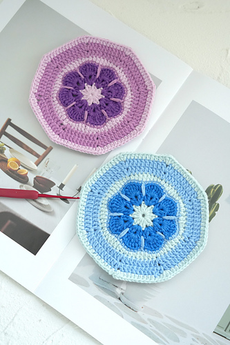 Ravelry: Crochet Octagon Granny Square (Style III) pattern by Loopara ...