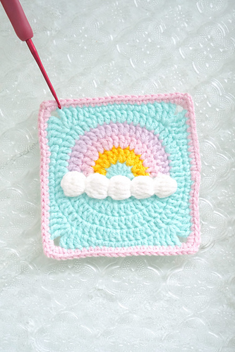 Ravelry: Crochet Rainbow Granny Square (Style II) pattern by Loopara ...