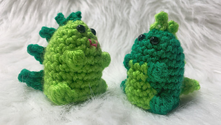 Ravelry: 2 Tiny Dino's pattern by Allison Ren