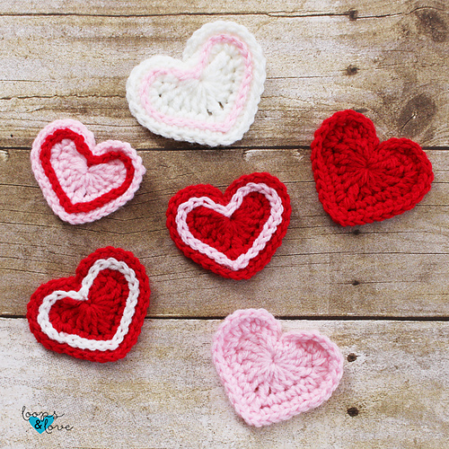 Ravelry: Easy Hearts pattern by Loops and Love Crochet