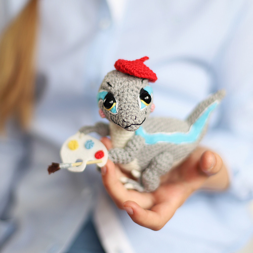 Ravelry: Velociraptor Vincent pattern by Angelina Taranina