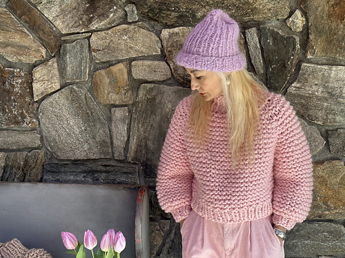 Ravelry: My First Sweater - Easy Top-Down pattern by Loopy Mango