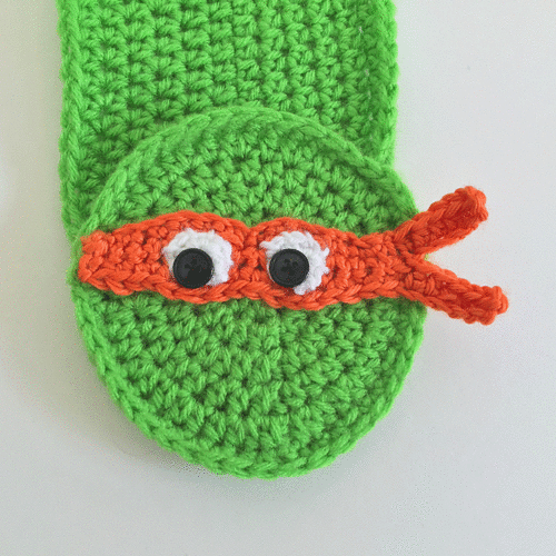 Ravelry: Ninja Turtle Pocket Scarf pattern by Lori Thompson