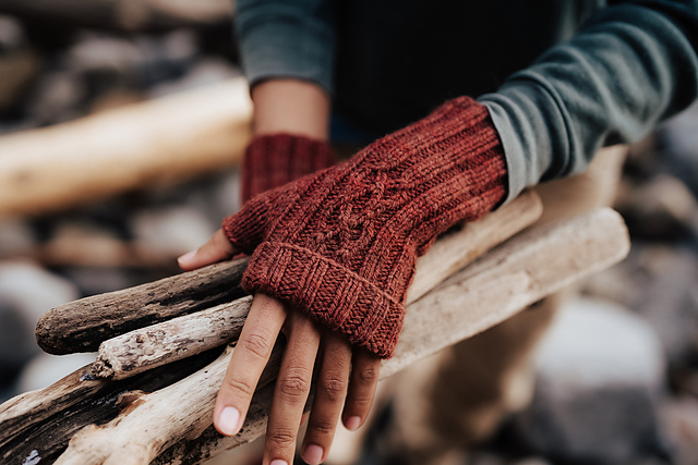 Ravelry: Windbound Mitts pattern by Lindsey Fowler
