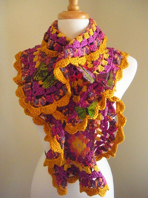 Ravelry: Colorful scarves pattern by Handmade